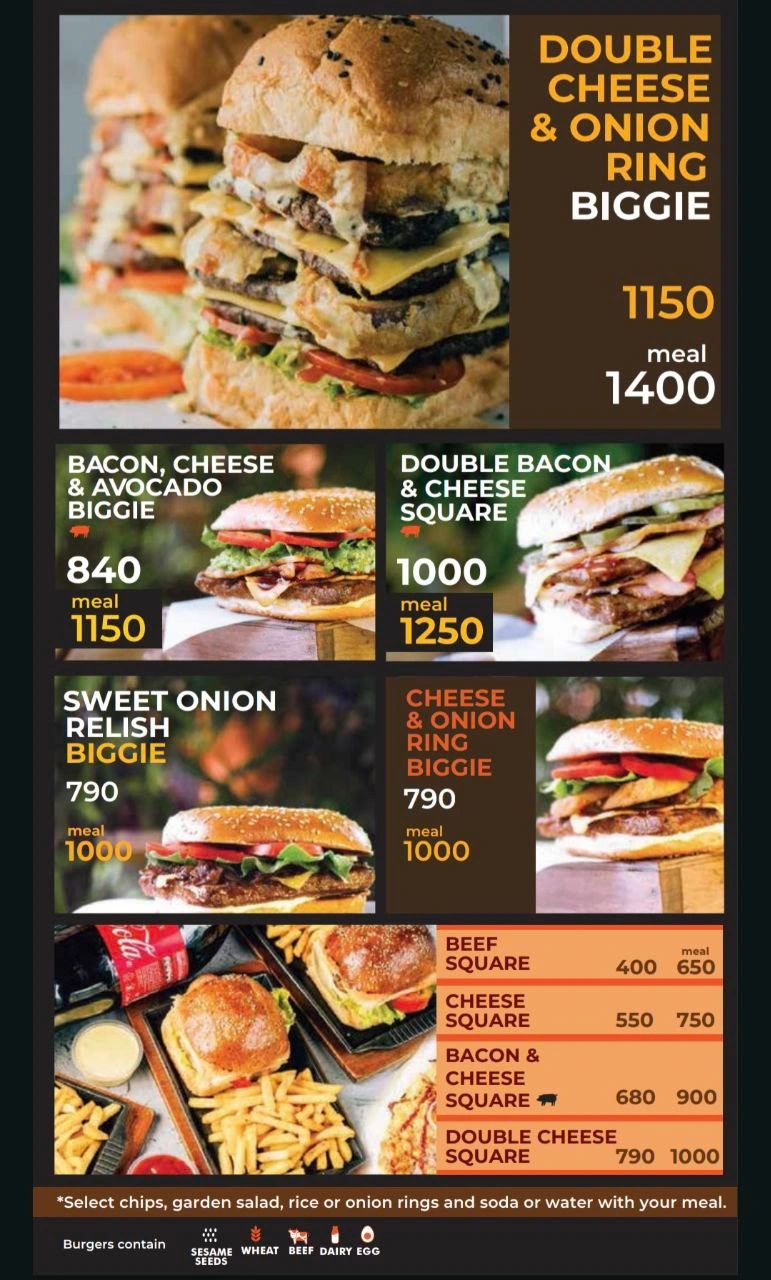 BIG Square Menu, Photos & Restaurant Review - ToasterDing